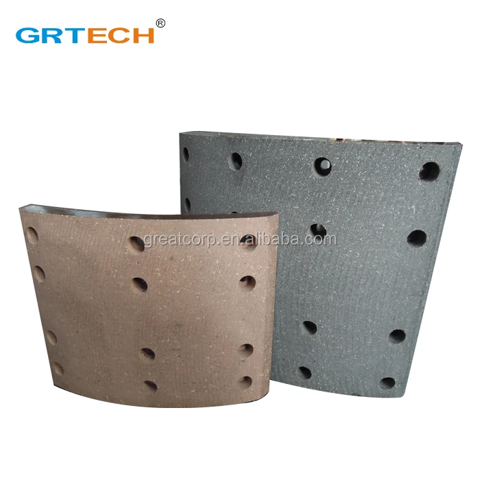 Green material truck drum brake shoe lining material, View brake shoe ...
