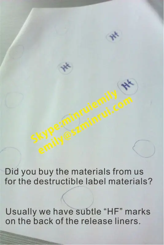 Custom Frangible Do Not Open Tamper Proof Boxes & Stickers