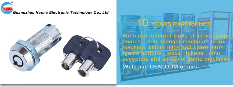 High Quality Electronic Switch Lock For Arcade Game Machines - Buy Cam ...