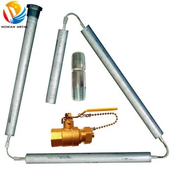 Sacrificial Aluminum Anodes Rod In Water Heater For Cathodic Protection ...