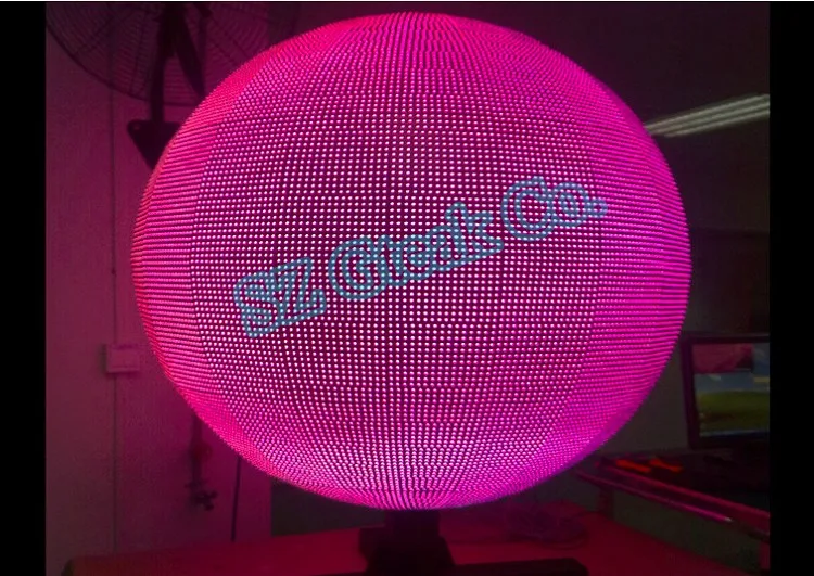 360 Degree LED Sphere Display - Customizable Video Screen