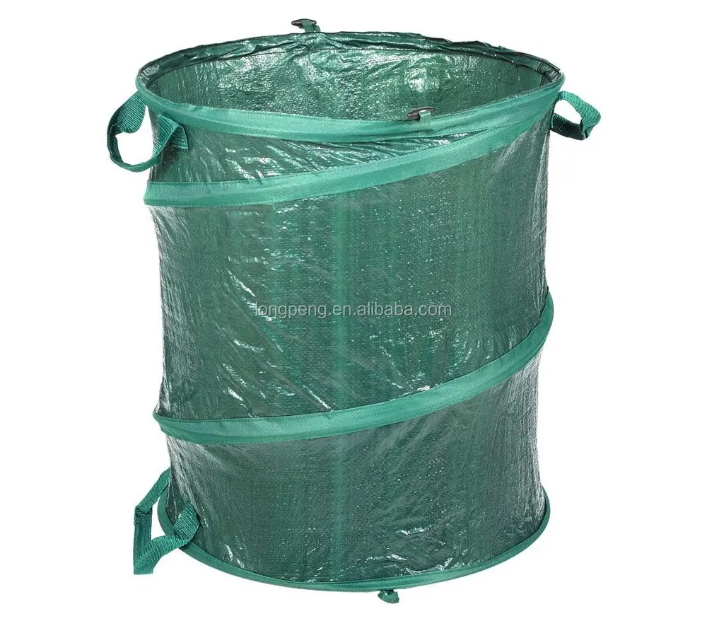 Pop Up Garden Waste Bag,Collapsible Bucket Folding Garden Leaf ...