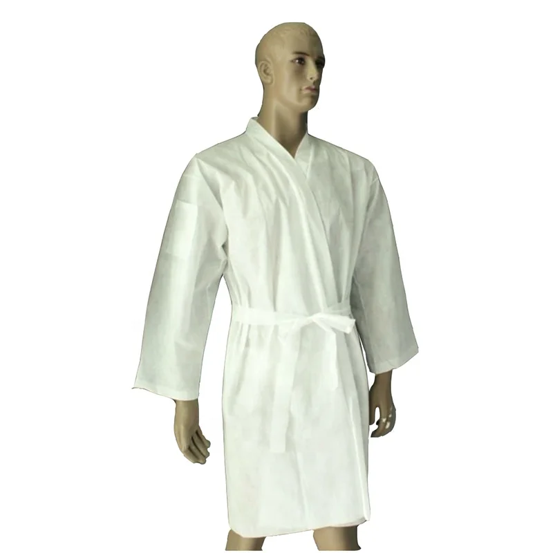 Nonwoven Disposable Kimono Massage Gown/SPA Clothes/ Beauty Coat ...
