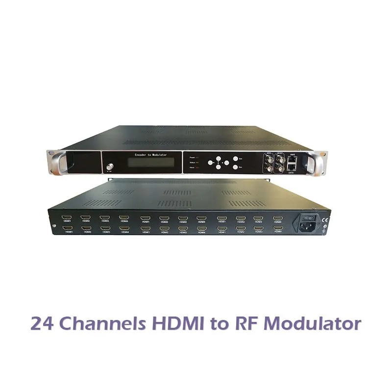 New Arrival Cable Tv Modulator 4/8/12/16/20/24 Channels H.264 Mpeg-4 ...