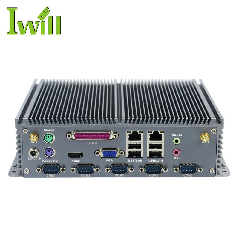 Industrial Pc Rs485 With Lpt Port Ps/2 Baytrail J1900 Motherboard Dual ...