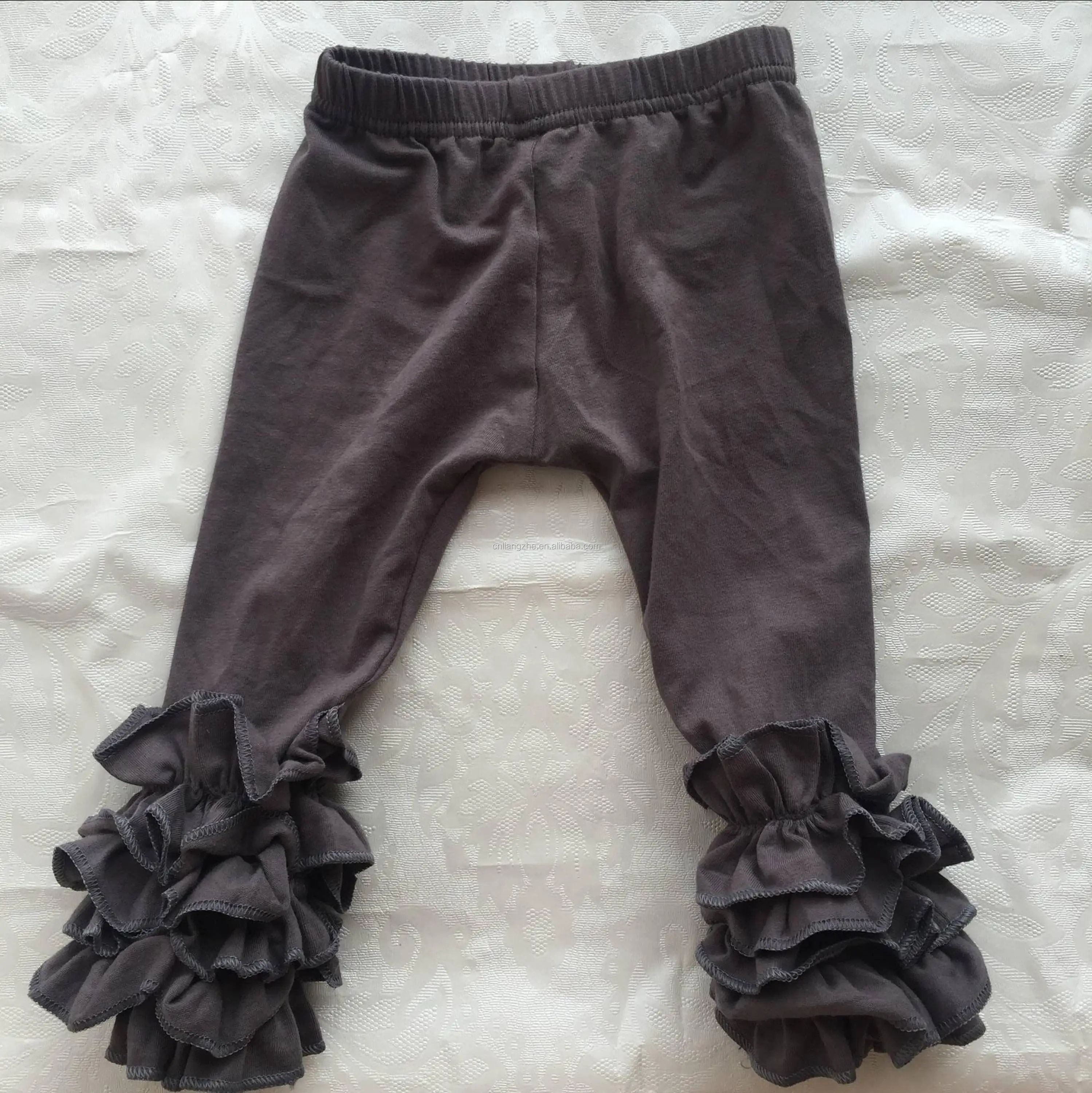 Yy-56 Kids Brown Leggings Girls Ruffle Colors Icing Legging Royal ...