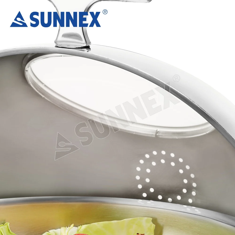 Sunnex Stainless Steel Chafing Dish for Buffet Food Warmer