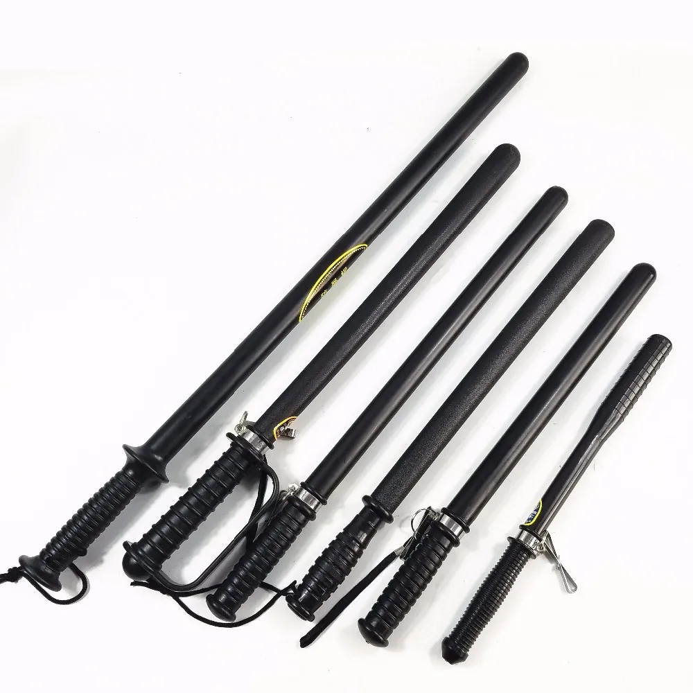 55cm High Quality Anti-riot Rubber Baton/police Baton - Buy Police T ...