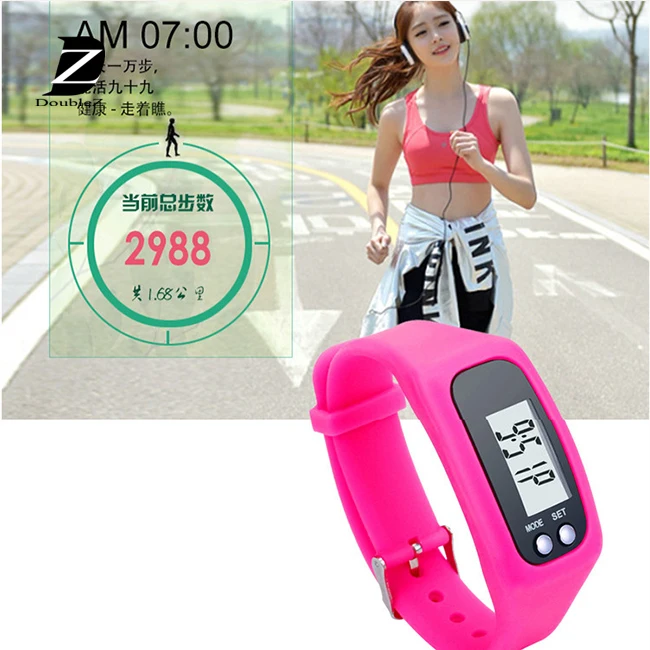 Hot Sales Promotion Gift Silicone Wrist Band Pedometer/step Counter ...