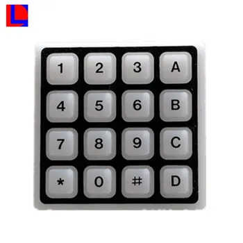 White Silicone Numeric Keypad Access Control Keypad - Buy Numeric ...