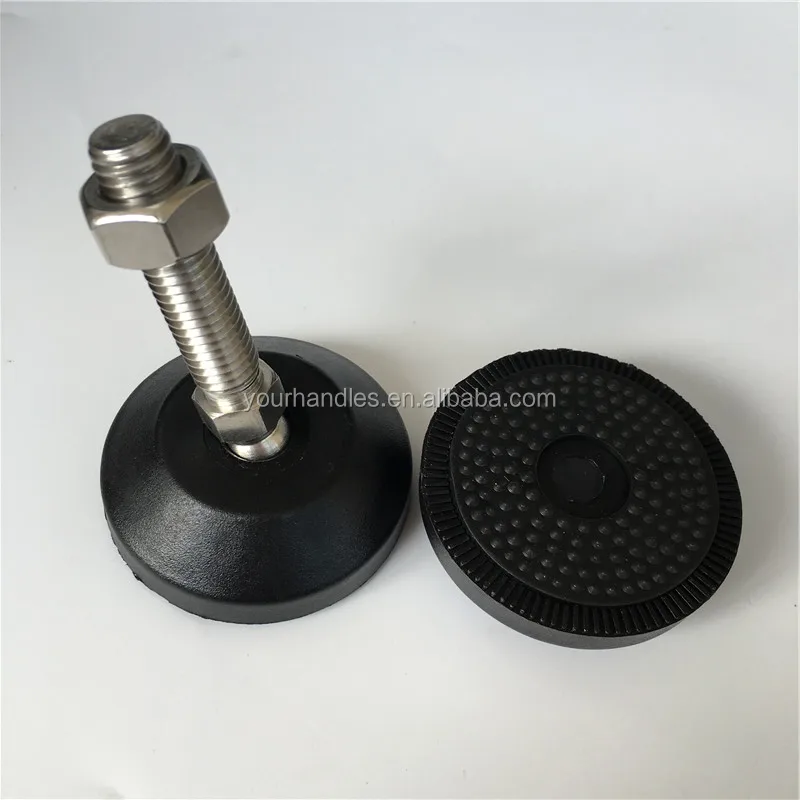 Heavy Duty Machine Leveling Feet Foot 3" Pad 3/4" Thread Jack Feet 5 ...