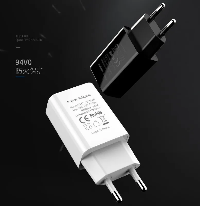 Mobile Phone Power Charger 5V 1A 5W and 5V 2A 10W USB Travel Charger ...