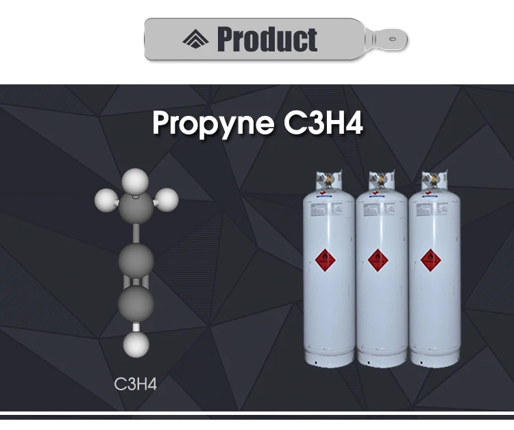 Hot Sale C3h4 Propyne Methyl Acetylene With Purity 99% - Buy C3h4 ...
