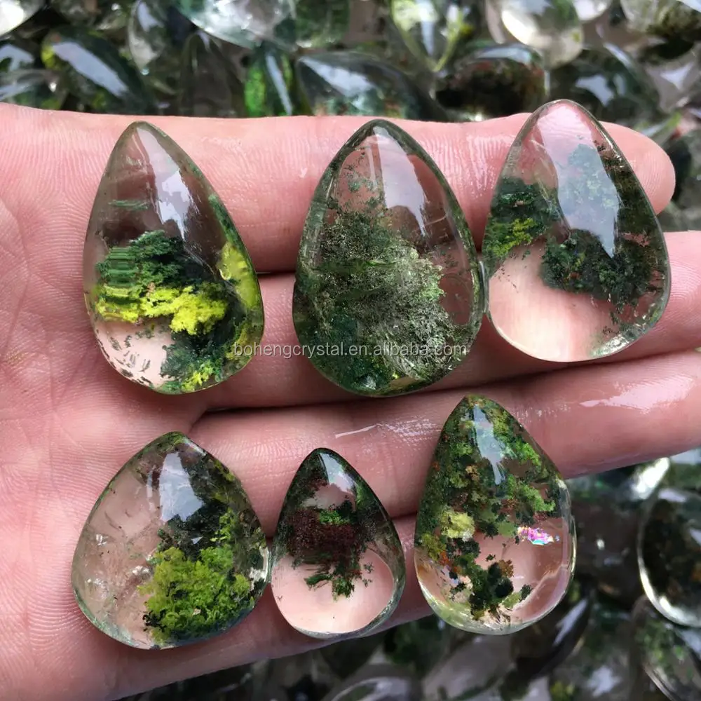 Wholesale Green Ghost Phantom Quartz - Pretty Crystal Pendants
