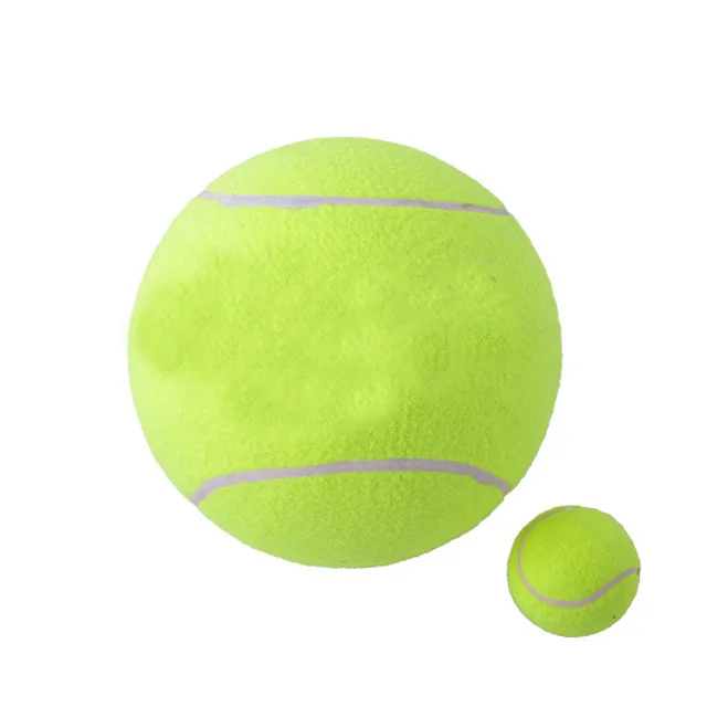 Promo 9 Inches Rubber Inflatable Signature Jumbo Tennis Ball - Buy ...