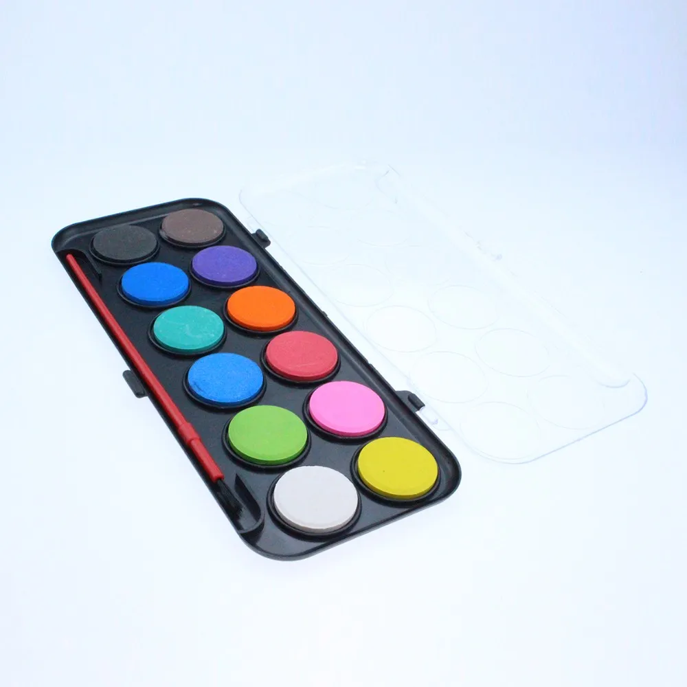 Artist Students Drawing Paint Pan Palette Watercolor Children Solid ...