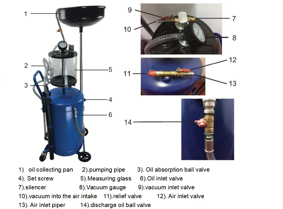 Aspirateur À Huile Vidange - Efficient Oil Suction Machine