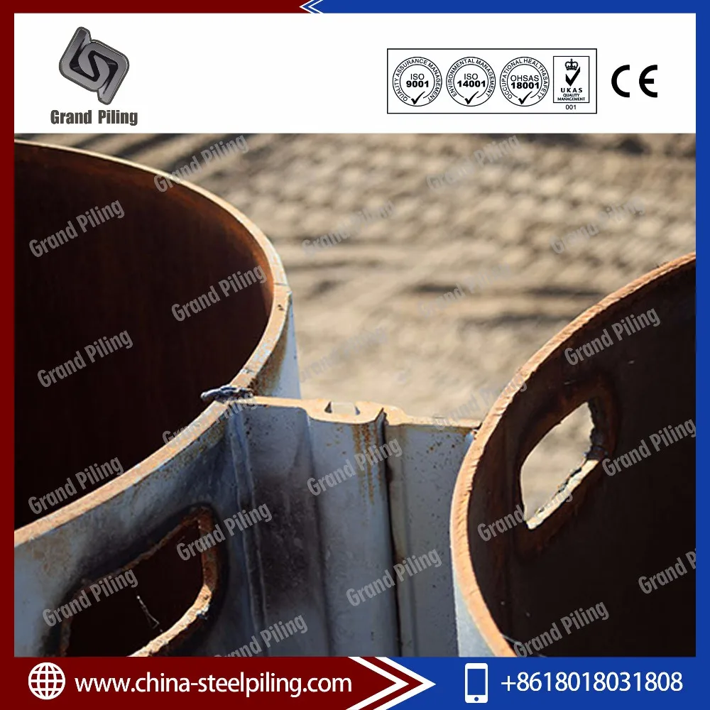 E20 E21 E22 Omega Interlocks Connectors Corner Piles For Sheet Piling ...