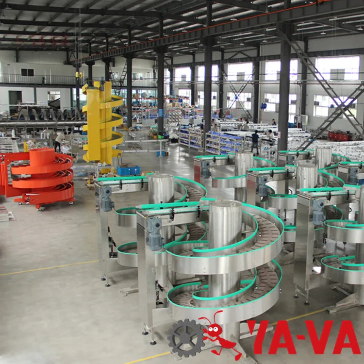 High Quality Grade Single Lane Spiral Conveyor Flexible Vertical Spiral ...