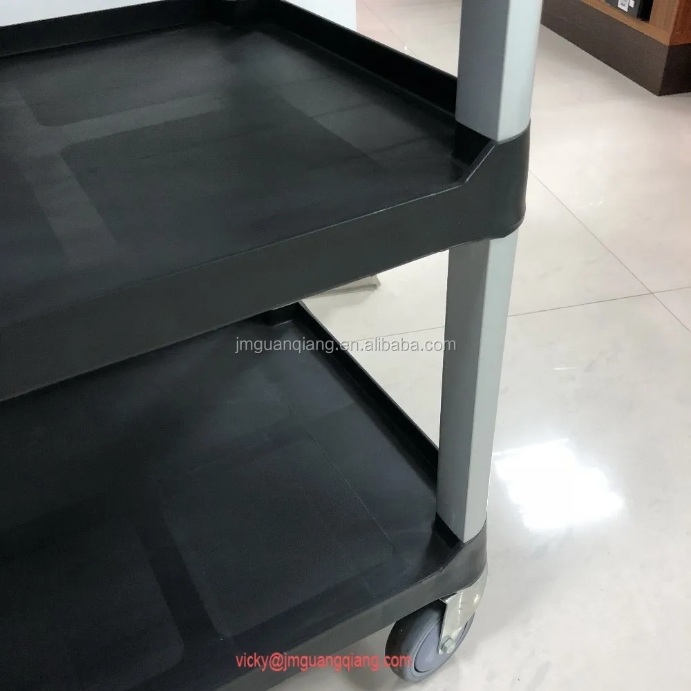 Plastic Utility Cart - Ideal for Food Service & Hospital Use