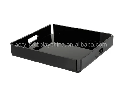 Custom Clear Acrylic Tray With Insert,Perspex Insert Paper Tray,Lucite ...