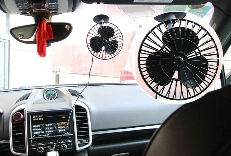 Air Cooling Adjustable Removable Suction Cup 12v Dc Auto Car Fan ...