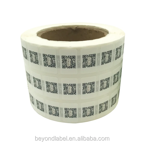 Waterproof Paper Label Printing Qr Code Sticker In Digital Printing ...