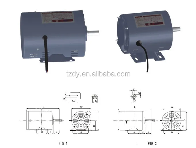 220v/60hz Motor,2.2kw/3hp Single Phase Motor,4poles Ac Motors - Buy 2 ...
