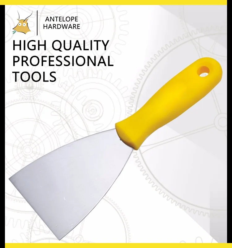 Stainless Steel Paint Scraper Long Plastic Handle Scraper Knife - Buy ...