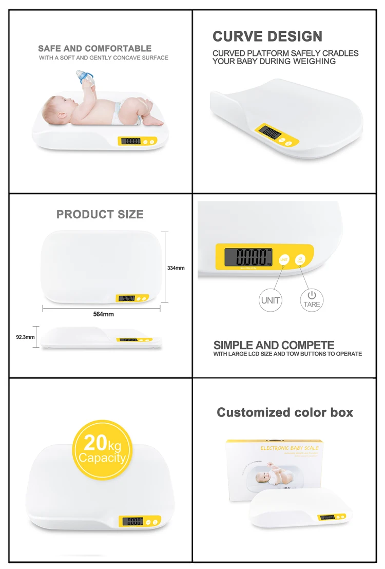 Blue Backlight Scale 20kg Body Hanging Scale Hold Function For ...