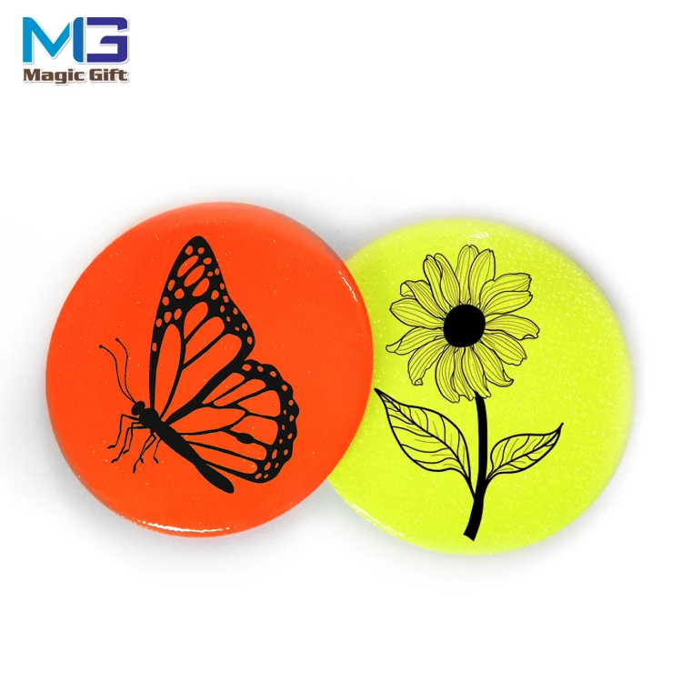 Promotional Gifts Custom Printing Pvc Badge Button Reflective Pin ...