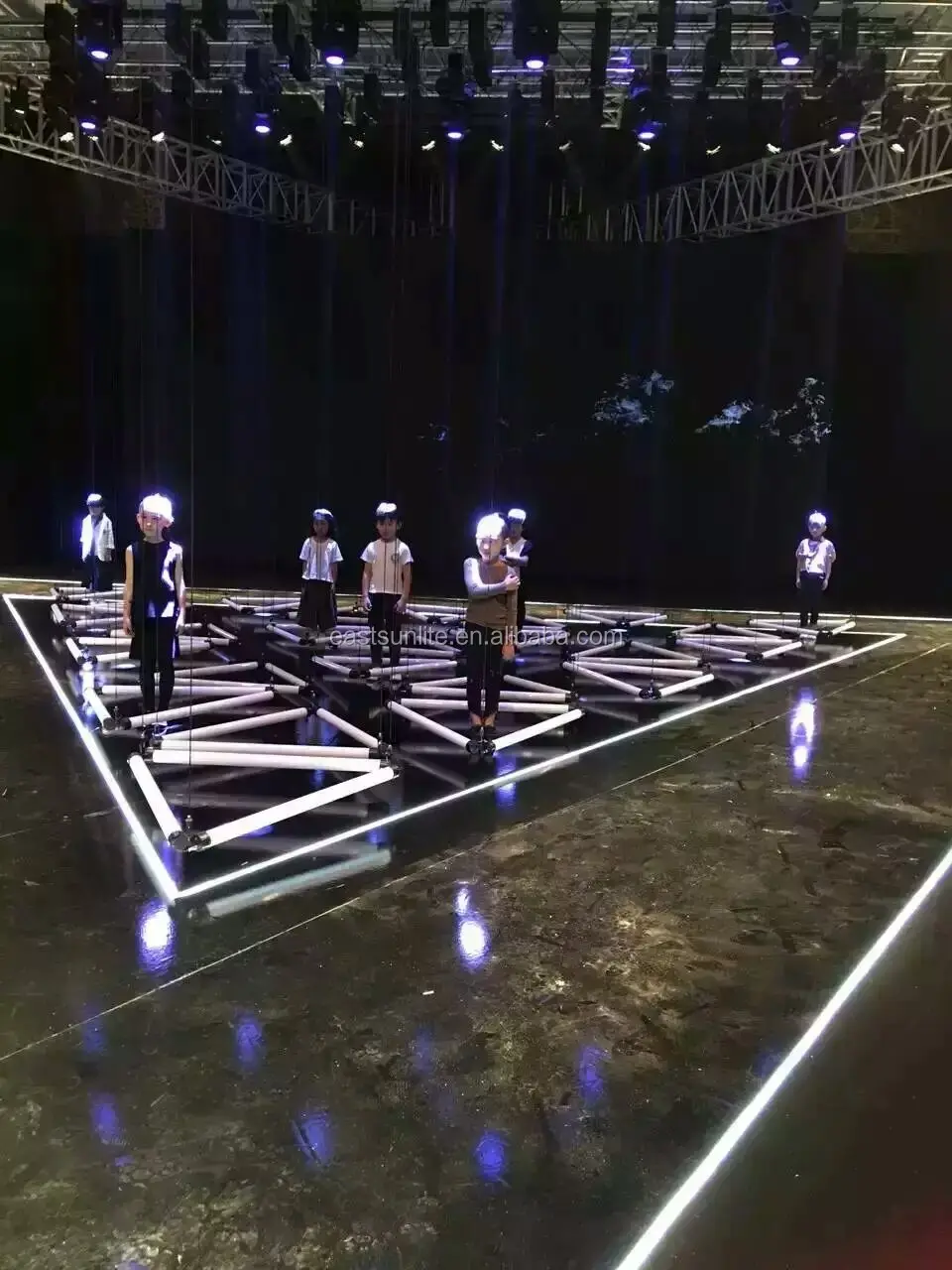 Eastsun Rgb Color Kinetic Ball Lift Sphere Led Stage Light For Night ...