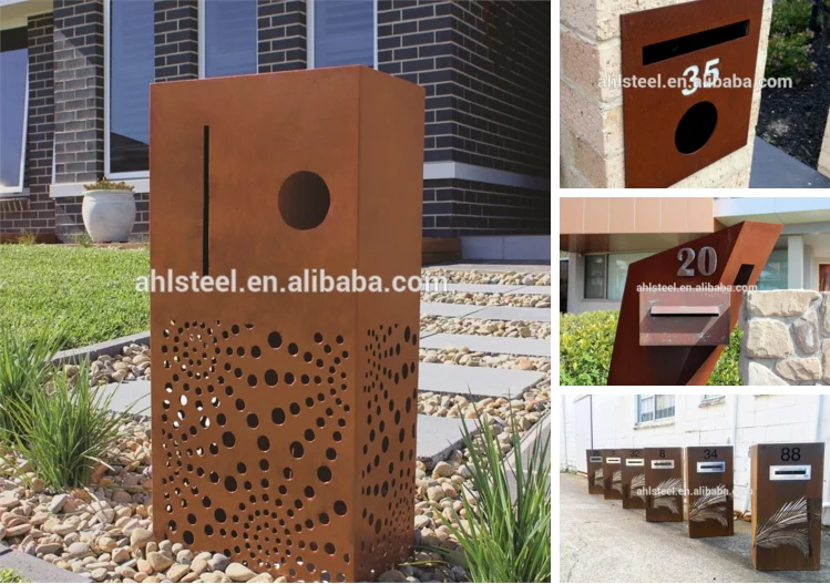 Outdoor Free Standing Metal Mailboxes With Individual Locks - Buy High ...