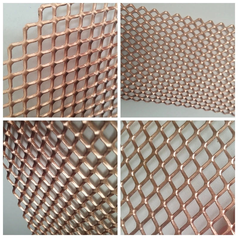 Diamond Shape Small Hole Decorative Copper Expanded Metal Mesh - Buy ...