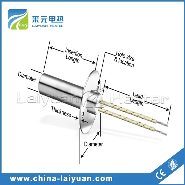 Single head heating pipe ceramic core heaters - Coowor.com