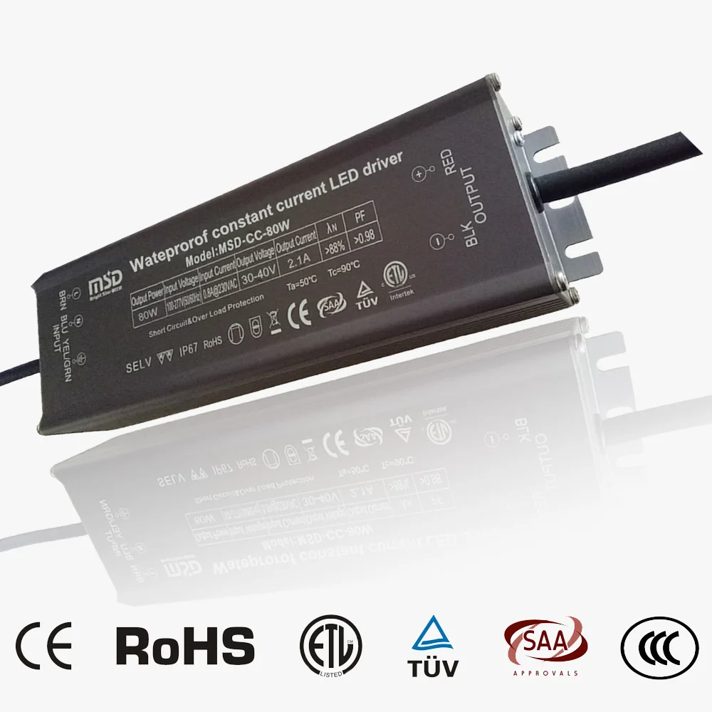 Waterproof Ip67 Led Driver Switching Power Supply 700ma 60w 70w 80w ...