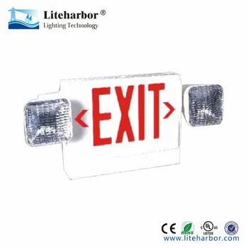 Led Exit& Incandescent Emergency Light 277v Ul Led Emergency Exit Signs ...