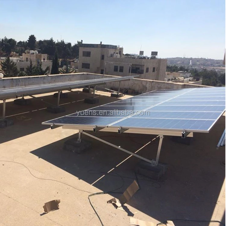 Aluminium Solar Panel Ground Mounted Racks - Durable & Adjustable