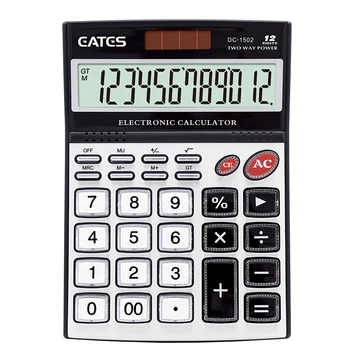 Different Touching Feeling Two Way Power 12 Digit Calculator Office ...