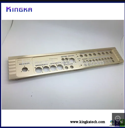 Custom Cnc Milling Aluminum Front Panel,Faceplates For Audio System ...