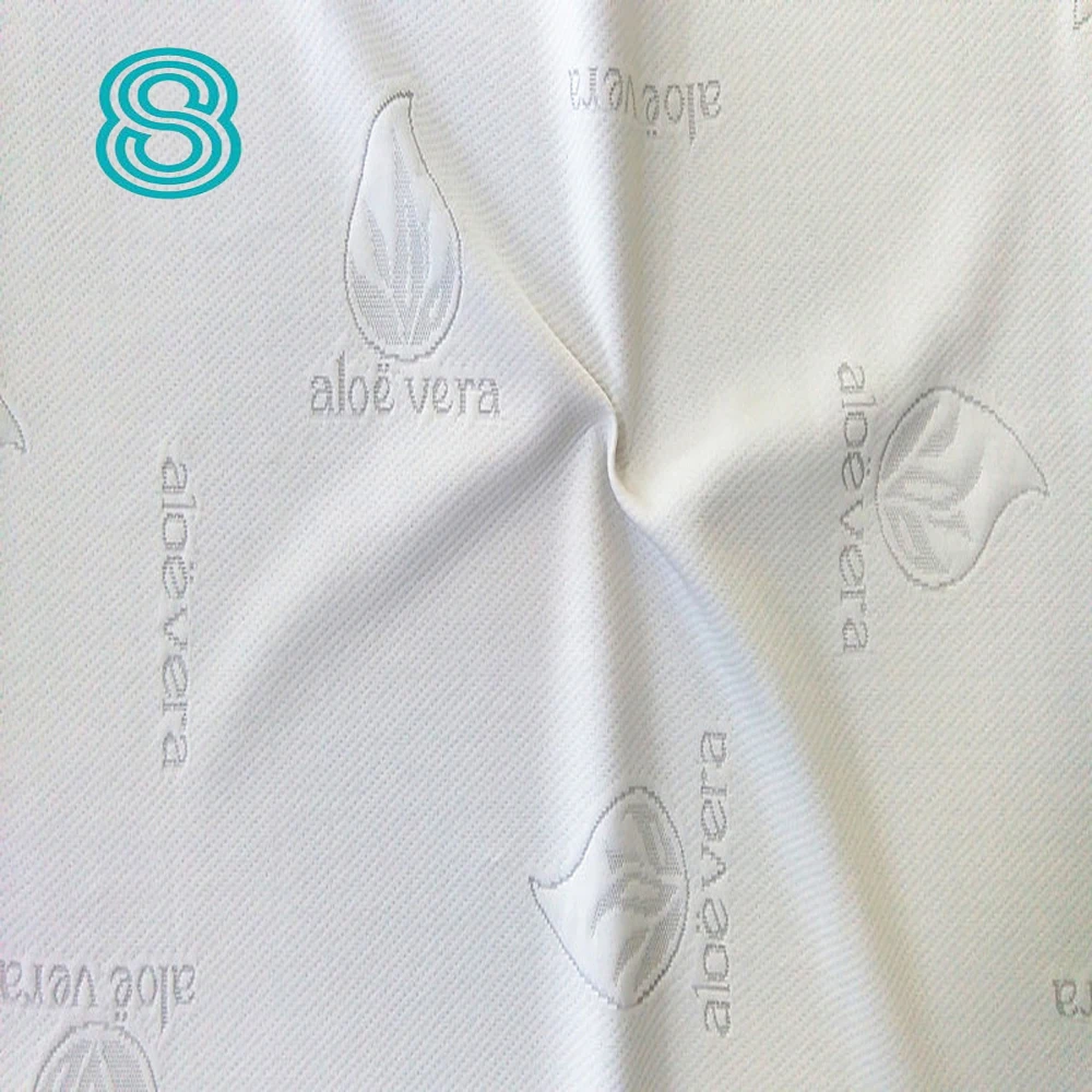 45% Aloe Vera Fiber 54% Polyester Knitting Ticking Fabric