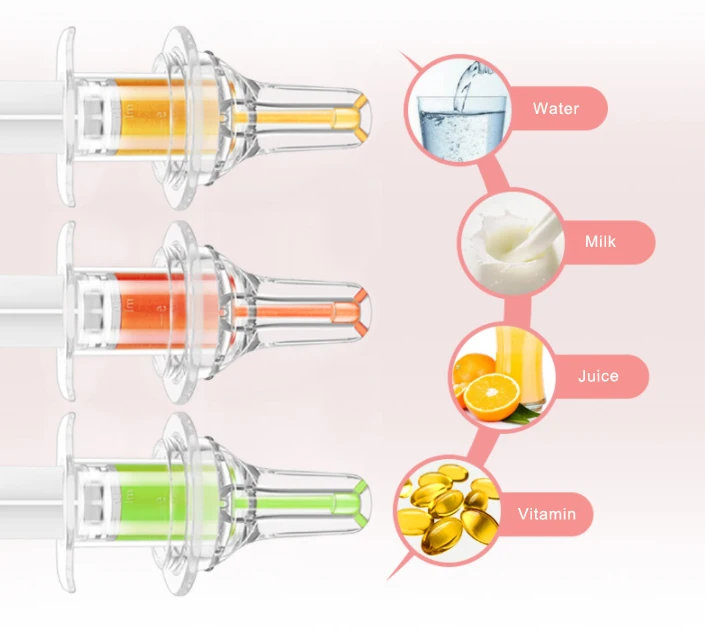 Huababy Infant Medical Oral Injection Syringe Feeder 10ml For Baby ...