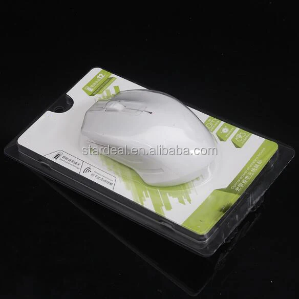 Customize Cheap 2.4ghz Usb Wireless Mouse Clamshell Blister Clear ...