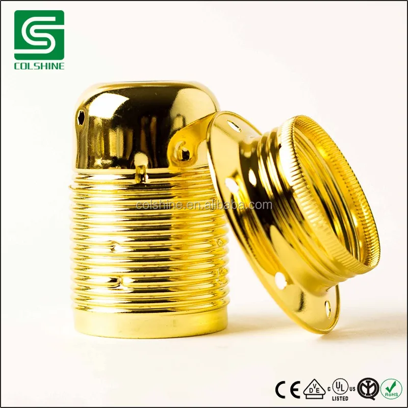 Vintage Edison Screw Shell Socket E27 Metal Lampholder for Pendant ...