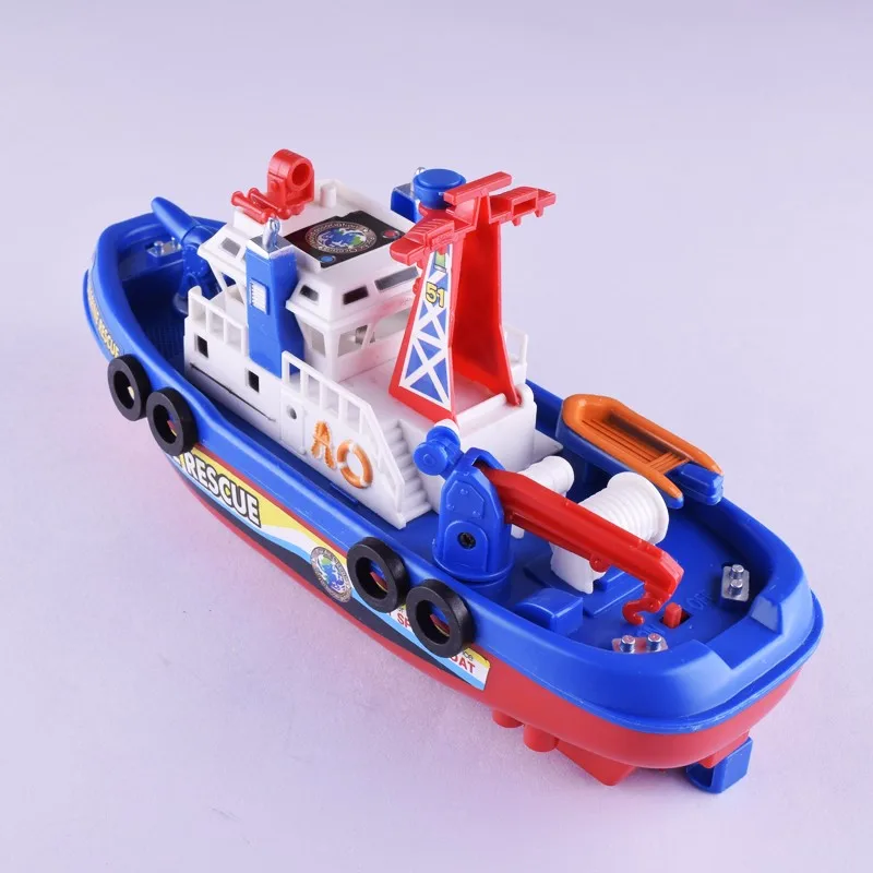 Cheap Plastic Fire Protection Battery Operated Mini Plastic Toy Boats ...