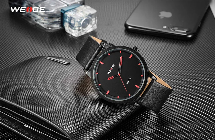 Weide Watches Men Wrist Quartz Luxury Wholesale Leather Strap Relogio ...