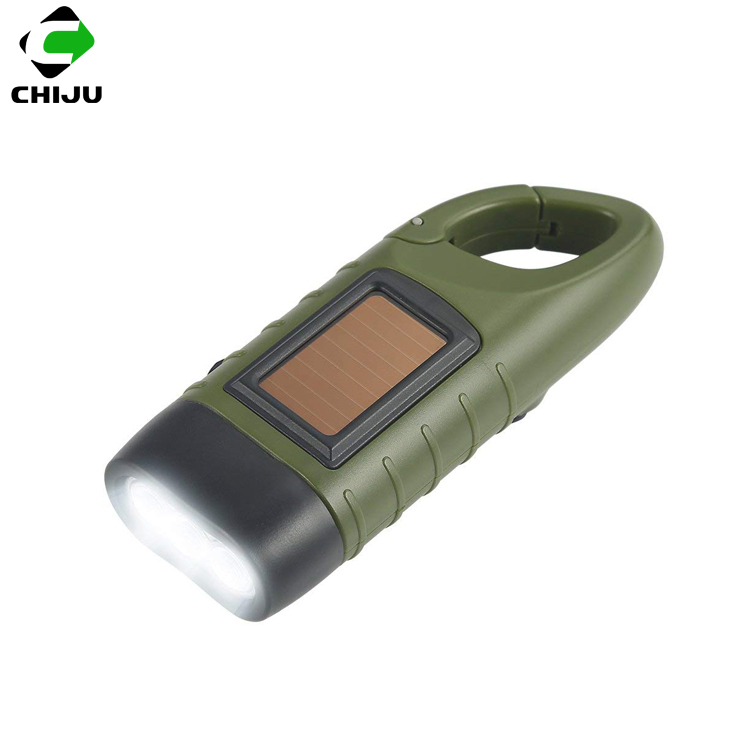 Portable Torch Sun Flash Light - 3 PCS LED Solar Rechargeable