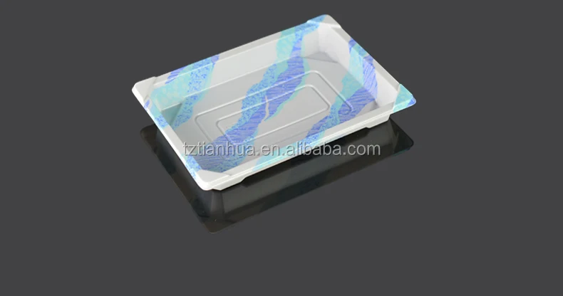 High Quality PS Disposable Plastic Sushi Containers