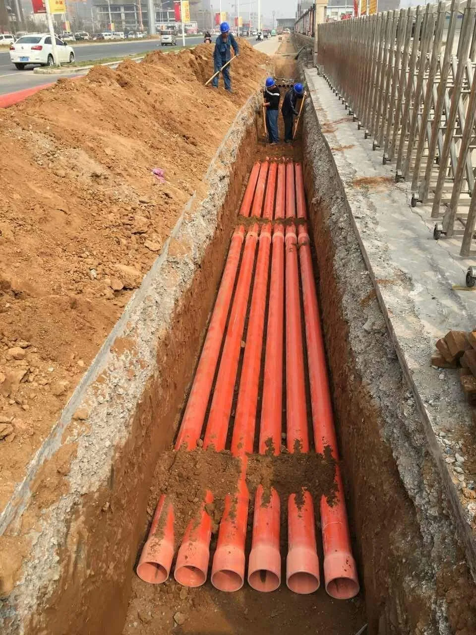 Plastic Pipe Cpvc Conduit Pipe 110mm Cpvc Underground Cable Protection ...