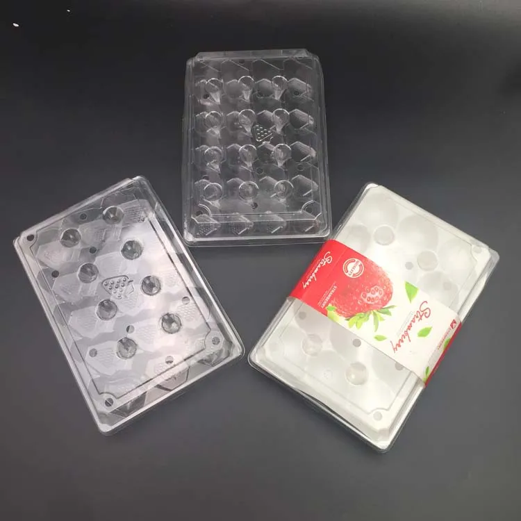 Supermarket Disposable Plastic Frozen Food Clamshell Blister Packing ...